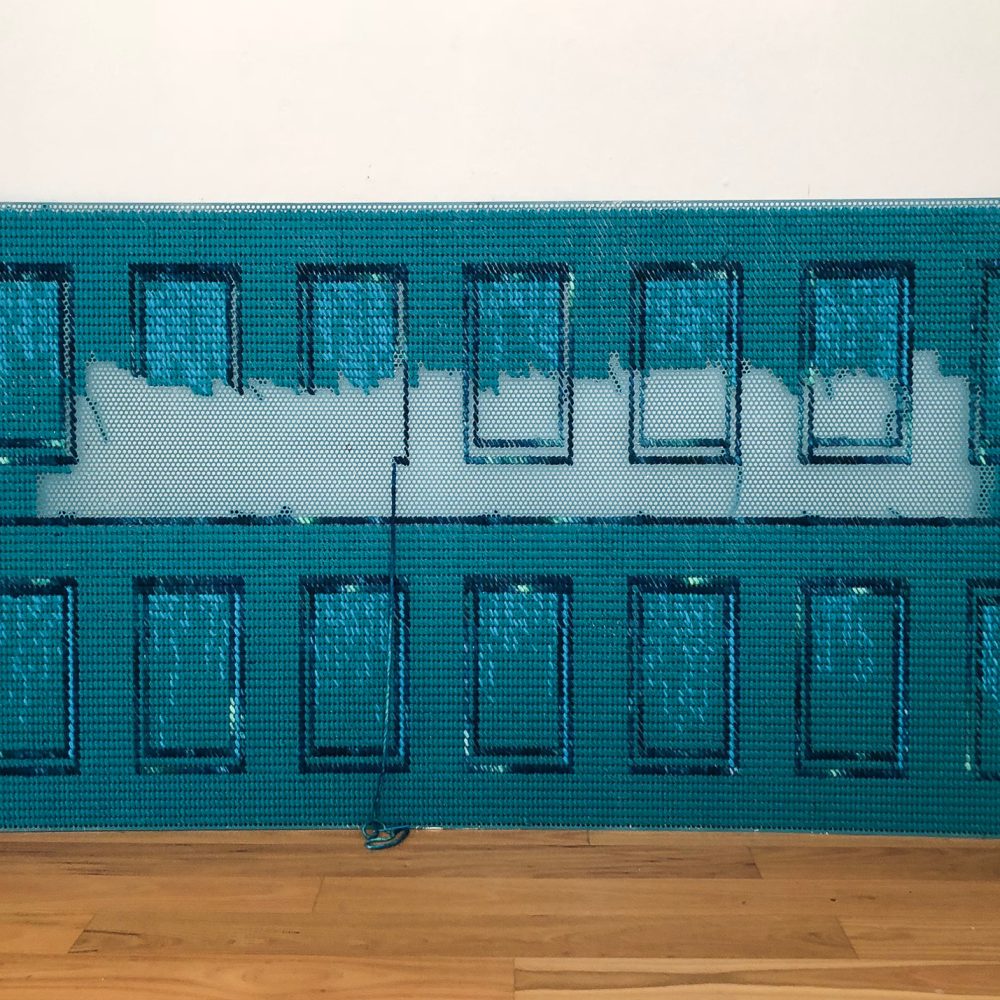 Perforated Metal Sheet Art, Natalie Fisher Exhibition, Sydney - Arrow Metal