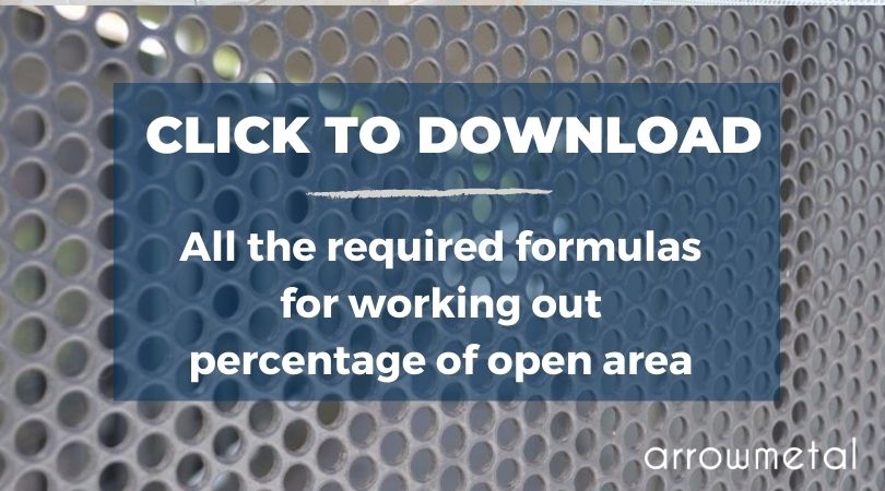percentage-of-open-area - Arrow Metal