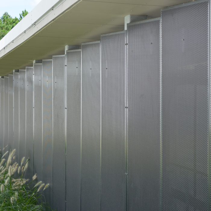 Perforated Metal Walkway Panels, Gosford Hospital - Arrow Metal